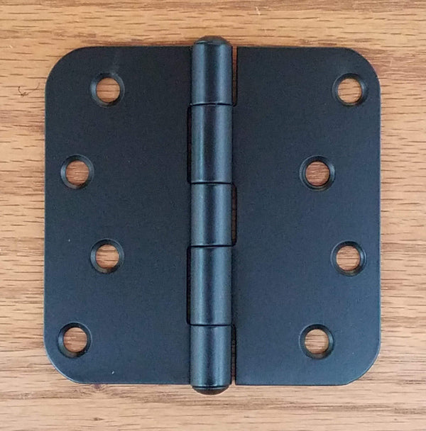 Black Stainless Steel Hinges Residential Hinges - 4" inch with 5/8" in - HingeOutlet