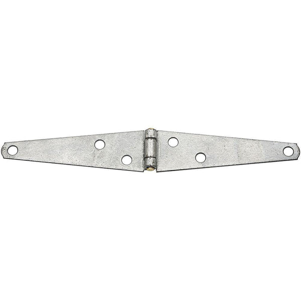 Steel Strap Hinges with Brass Pin - Galvanized Finish - 3 Inches - 2 Pack - HingeOutlet