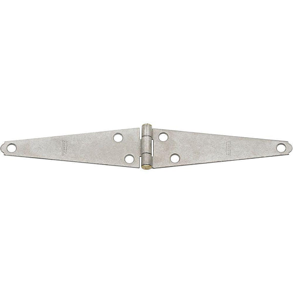 Steel Strap Hinges with Brass Pin - Galvanized Finish - 3 Inches - 2 Pack - HingeOutlet