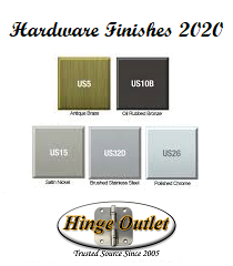 The Most Popular Finish for Door Hardware for 2023? - HingeOutlet