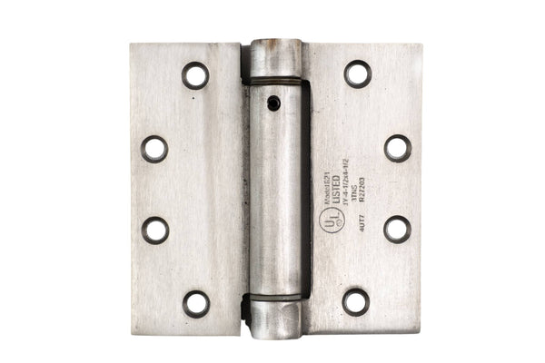 316 Grade Commercial Stainless Steel Spring Hinges - 4 1/2" Square - 2 ...