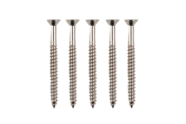 Door Hinge Wood Screws - Multiple Finishes Available - #12 x 2.5" - Ex ...