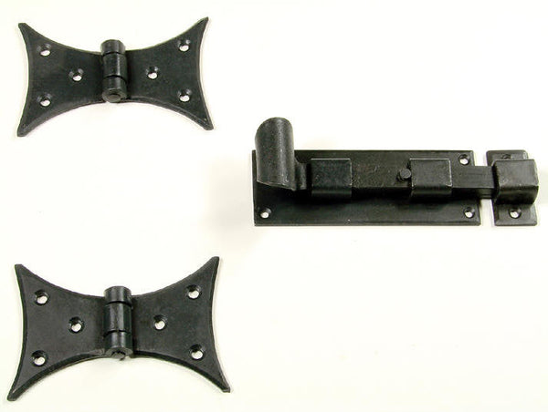Door and Gate Grille Door Mounting Kit #3 - Black Finish - Sold as Set ...