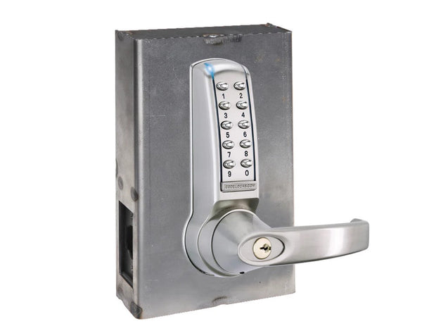Gate Lock with Code - 4200 Series Steel Gate Box Kit - Electronic Medi ...