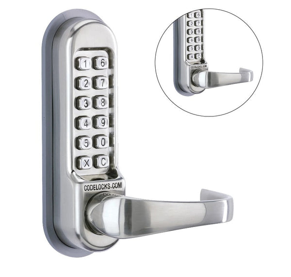 Gate Lock with Code - 500 Series Back to Back - Mechanical Heavy Duty - HingeOutlet