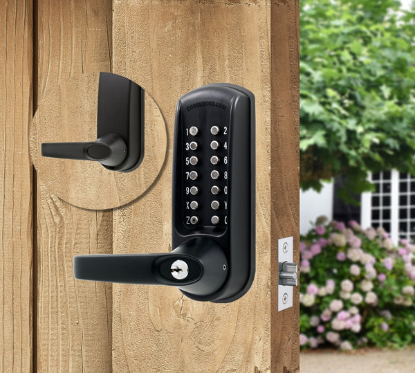 Gate Lock with Code - 600 Series - Mechanical Heavy Duty Tubular Latch ...