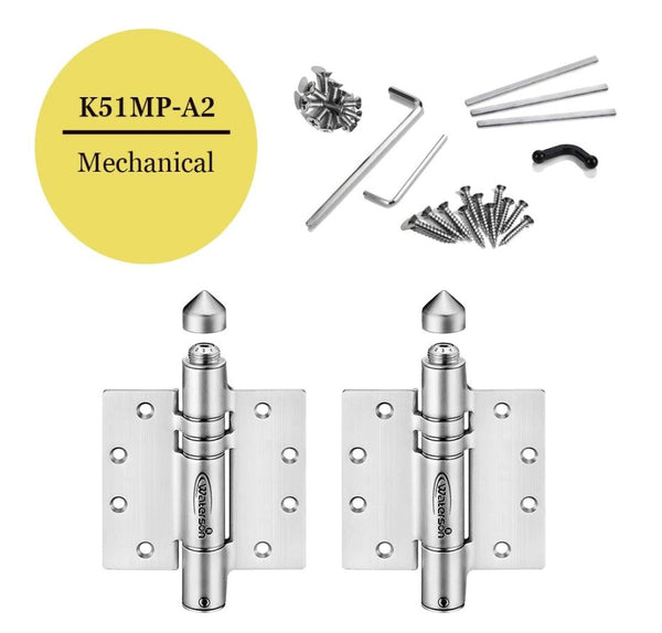 Heavy Duty Adjustable Self-Closing Gate Spring Hinges / Gate Closers ...