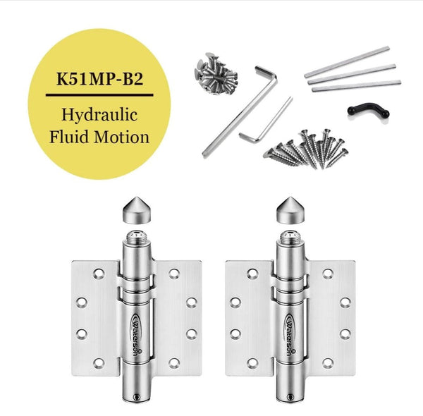 Heavy Duty Adjustable Self-Closing Gate Spring Hinges / Gate Closers ...