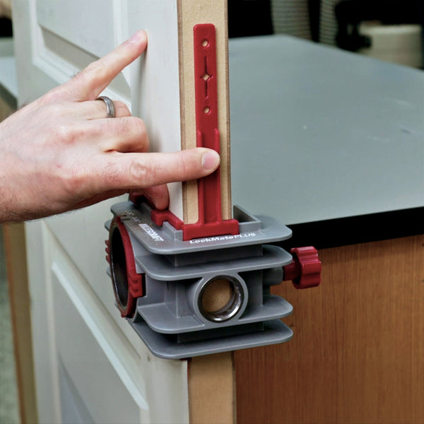 LockMate PLUS - Self-Clamping, Professional, Lock, and Knob Installati ...