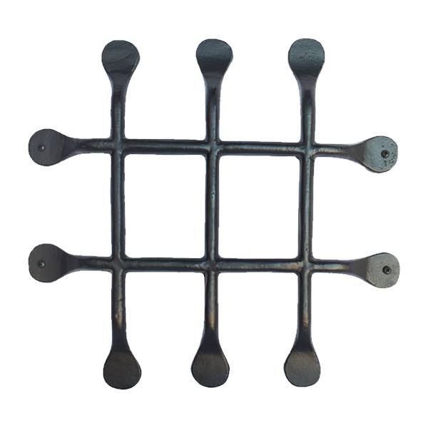 Low Profile Round Bar Flat Tip Door and Gate Grille - 14-1/2" Inch x 1 ...