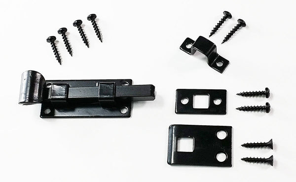 Mini Slide Bolt - Very Small Slide Bolt Kit - HingeOutlet