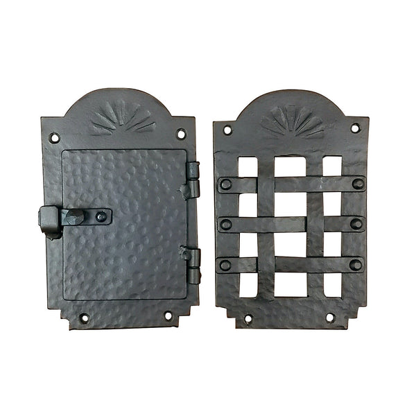 Door and Gate Grille - Peephole Hinged Iron Door Viewer - "Old Haciend ...