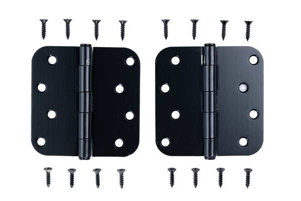 Residential Door Hinges - Plain Bearing Matte Black - Door Hinge - 4 ...