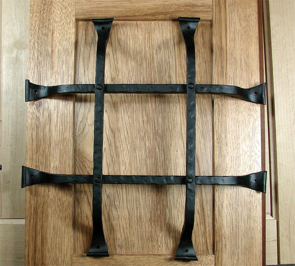 Premium Curled Tip Door and Gate Grille - 14" Inch x 14" Inch - 4 Bars ...
