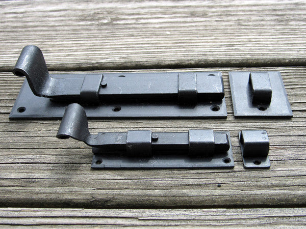 Colonial Surface Slide Bolt with Curled Handle - HingeOutlet