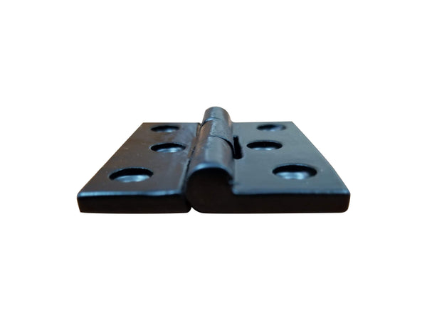 Black Solid Iron Surface Mounted Small Hinges for Cabinets - 1 5/8" x 2 ...