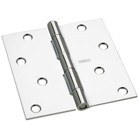 Residential Exterior Door Hinge - 4" Inch Square - Opposite Zig Zag ...