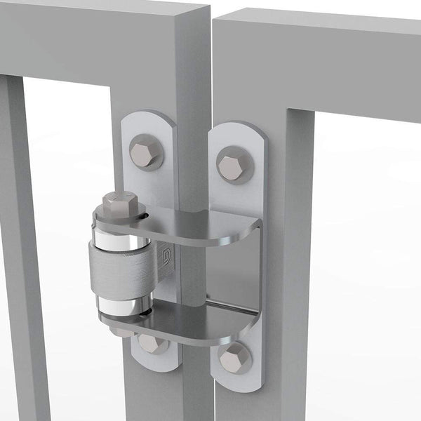 Heavy Duty Face Mount BadAss Gate Hinge - Bolt On - Steel - Opens to ...