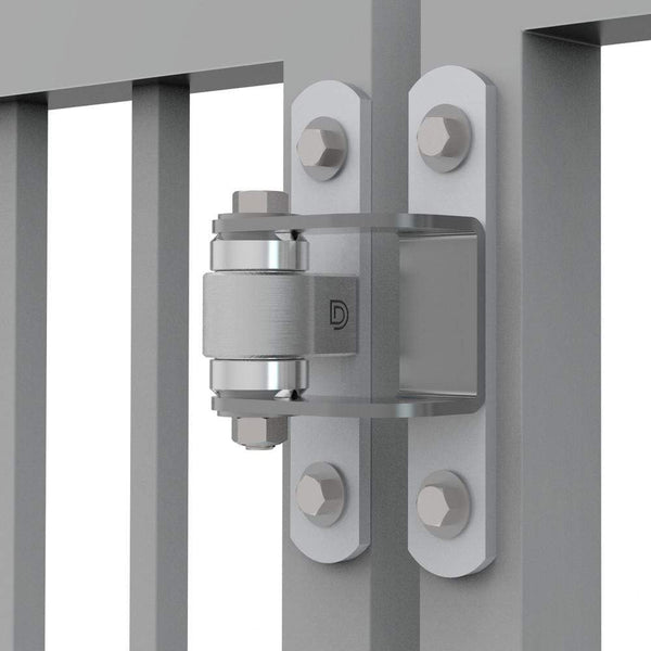 Heavy Duty Face Mount BadAss Gate Hinge - Bolt On - Steel - Opens to ...