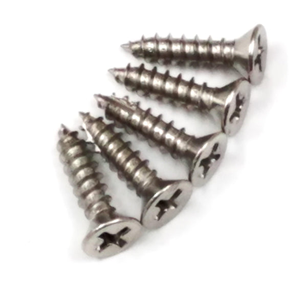Fly Cut Wood Screws for Door Hinges - Satin Nickel - #9 x 3/4" Inch ...