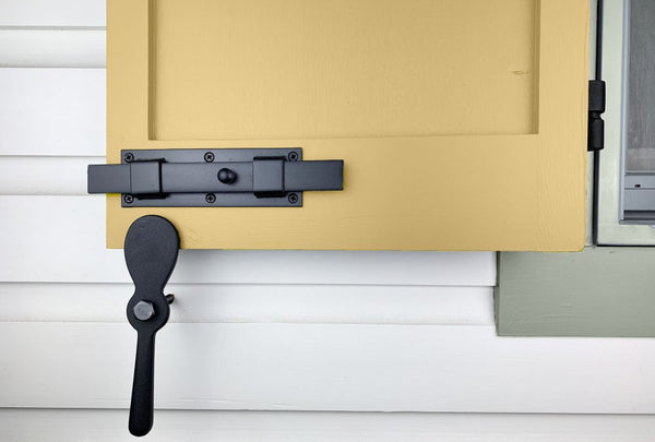 Shutter Dogs / Tiebacks - Beacon Hill with Lag - 7" Inch - Cast Iron ...